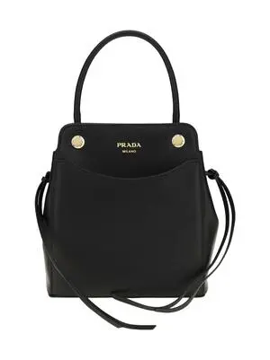 Prada Carry Mini Handbag - Black