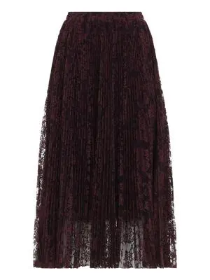 ERMANO SCERVINO Ermanno Scervino Lace Midi Skirt - Multicolor