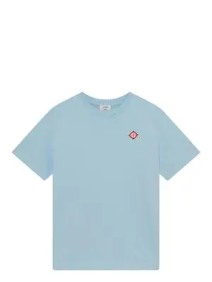 Casablanca Pale Diamond Logo Short Sleeve T-shirt - Blue