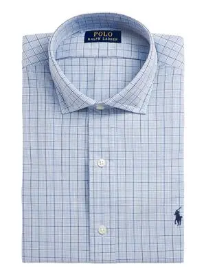 Polo Ralph Lauren Stretch-cotton Check Custom Fit Shirt - Blue