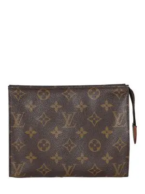 LOUIS VUITTON Monogram Canvas Toiletry Pouch 15 - Brown