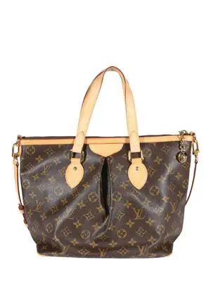 LOUIS VUITTON Monogram Canvas Palermo Pm Bag - Brown