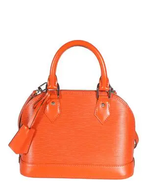 LOUIS VUITTON Epi Alma Bb Top Handle Bag - Orange