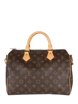 LOUIS VUITTON Monogram Speedy Bandouliere 30 - Brown