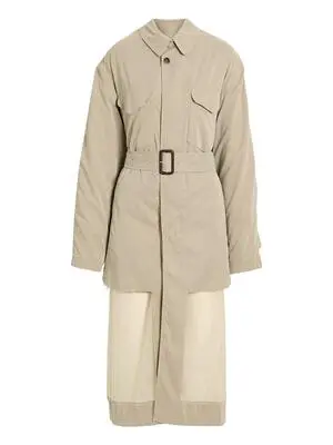MAISON MARGIELA Layered Twill And Shell Trench Coat - Beige