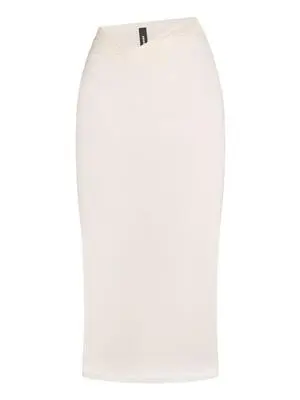 SKIMS Sheer Modal Midi Skirt - Ecru