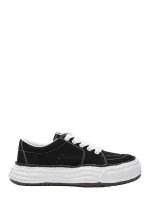 Mihara Yasuhiro Eric Canvas Low-top Platform Sneakers - Black