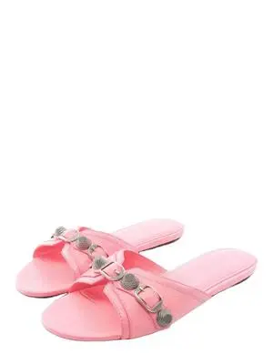 Balenciaga Le Cagole Slide Sandals - Pink