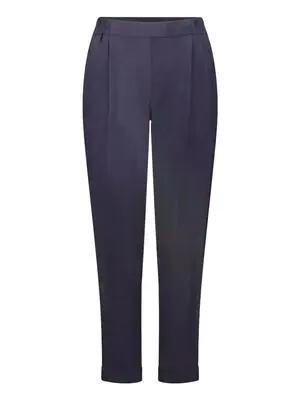 BETTY BARCLAY Betty Barclay Pleated Tapered Leg Trousers With Turn-Up Cuffs