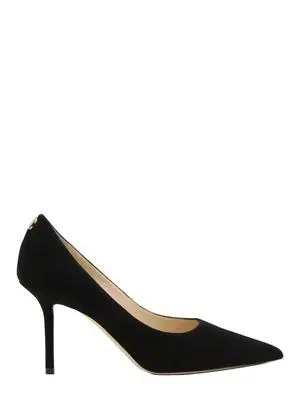 JIMMY CHOO Logo Detail Pointed Toe Pumps - Black