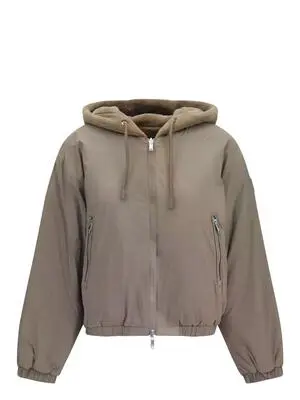 MOOSE KNUCKLES Moose Knuckles Reversible Faux Fur Jacket With Drawstring Hood
