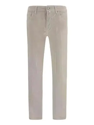 Jacob Cohen Scott Corduroy Trousers - Neutrals