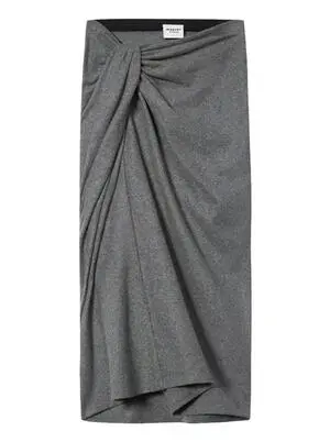 MARANT ETOILE Marant Étoile Jeldia Draped Knot Midi Skirt