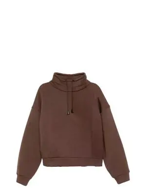 HED MAYNER Drawstring Sweatshirt - Brown