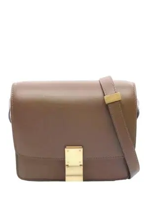 Celine Calfskin Classic Box Crossbody Bag - Brown