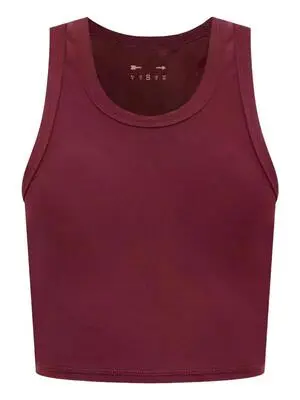 The Upside Sophie Cropped Tank Top - Red