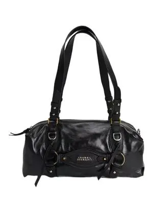 Isabel Marant Étoile Tilpa Leather Bowling Bag - Black