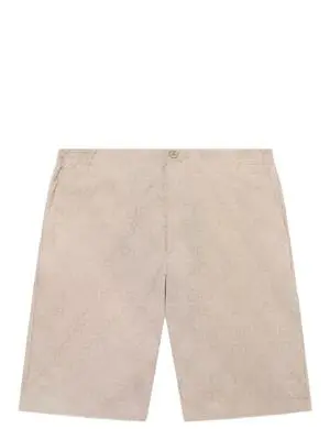 Off-White Arrow Monogram Jacquard Knee-length Shorts - Neutrals