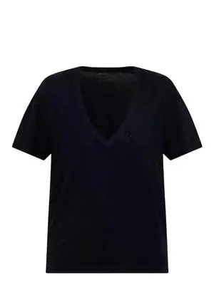 Zadig&Voltaire Marta Rhinestone-embellished T-shirt - Black