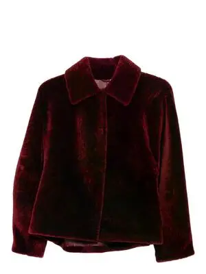 MANZONI 24 Shearling Jacket - Red