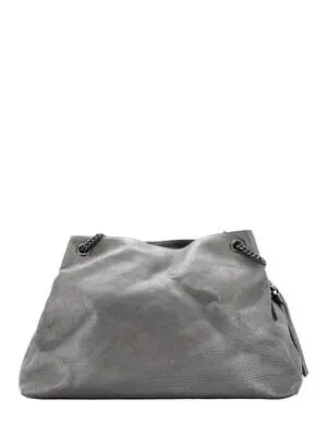 Gucci Soho Chain Strap Leather Large Shoulder Bag - Grey