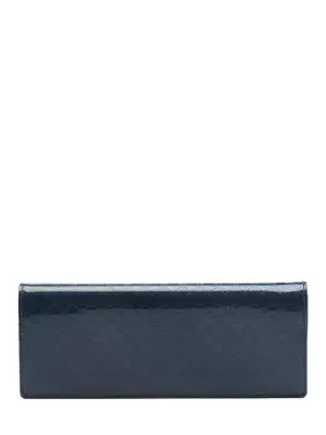 Gucci Gucci Microssima Patent Broadway Clutch Bag Blue