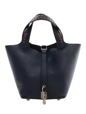 Hermès Epsom Picotin Lock 18 Handbag - Blue