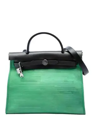 Hermès Herbag Zip 31 Satchel - Black