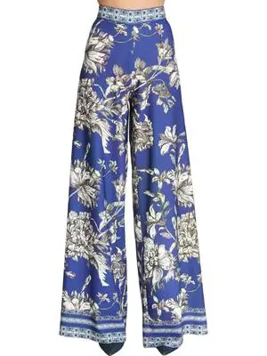 Alice + Olivia Athena Palazzo Pants By - Blue