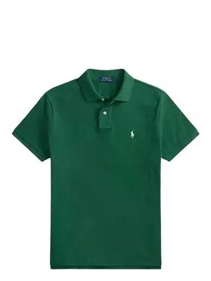Polo Ralph Lauren Logo-embroidered Mesh Polo Shirt - Green