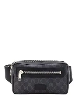 GUCCI Gucci Soft Zip GG Coated Canvas Small Belt Bag
