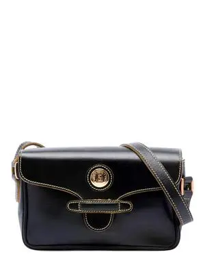 Fendi 20th Century Smooth Calfskin Crossbody Bag - Black