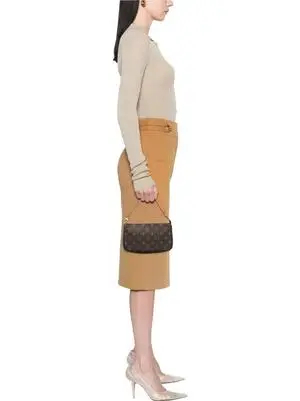 LOUIS VUITTON Monogram Pochette Accessoires Shoulder Bag - Brown