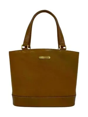 Burberry Leather Handbag - Brown