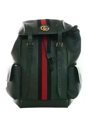 GUCCI Gucci Calfskin Web Ophidia Backpack