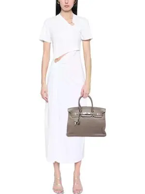 Hermès Clemence Birkin 35 Handbag - Brown