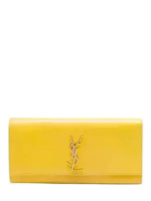 Saint Laurent Cassandre Clutch Bag - Yellow