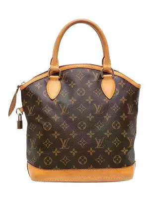 LOUIS VUITTON Monogram Lockit Pm Handbag - Brown