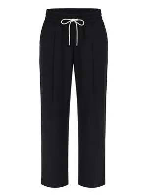 Drole De Monsieur Cropped Trousers - Black