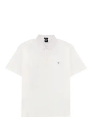 BOSS Polo Con Logo - White