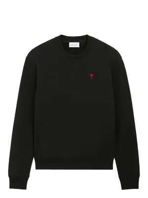 AMI Paris Felpa Con Logo - Black