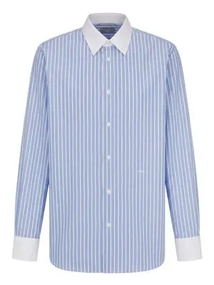 Dior Cotton Shirt With Embroidery - Multicolor