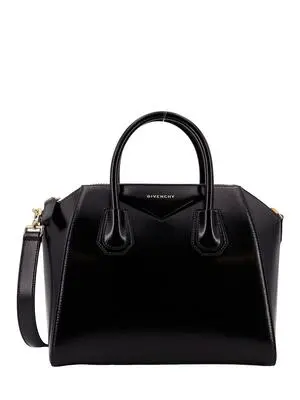 Givenchy Antigona Small Leather Crossbody Bag - Black