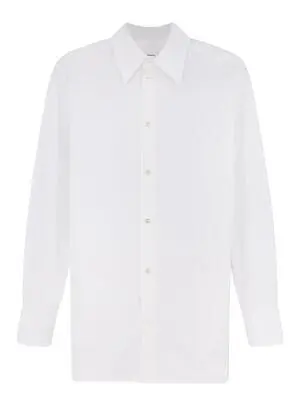 SAINT LAURENT SAINT LAURENT Cotton Shirt With Cassandre Embroidery