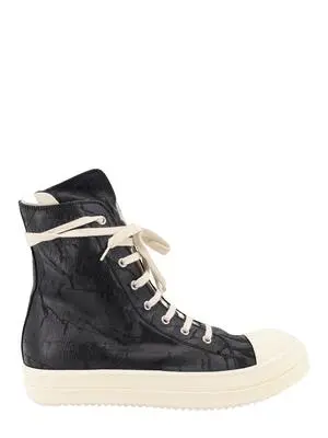 Rick Owens High-top Leather Sneakers - Multicolor