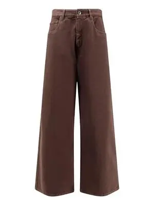 Brunello Cucinelli BRUNELLO CUCINELLI Relaxed Barrel Leg Jeans Multicolor