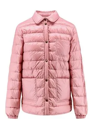 Moncler MONCLER Quilted Down Jacket With Patch Pockets Multicolor