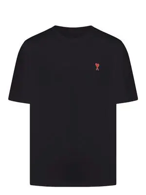AMI Paris De Couer T-shirt - Black