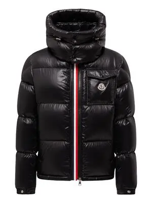 Moncler Montbeliard Down Jacket With Hood - Black