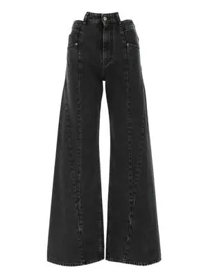 MAISON MARGIELA Wide Leg Jeans - Multicolor